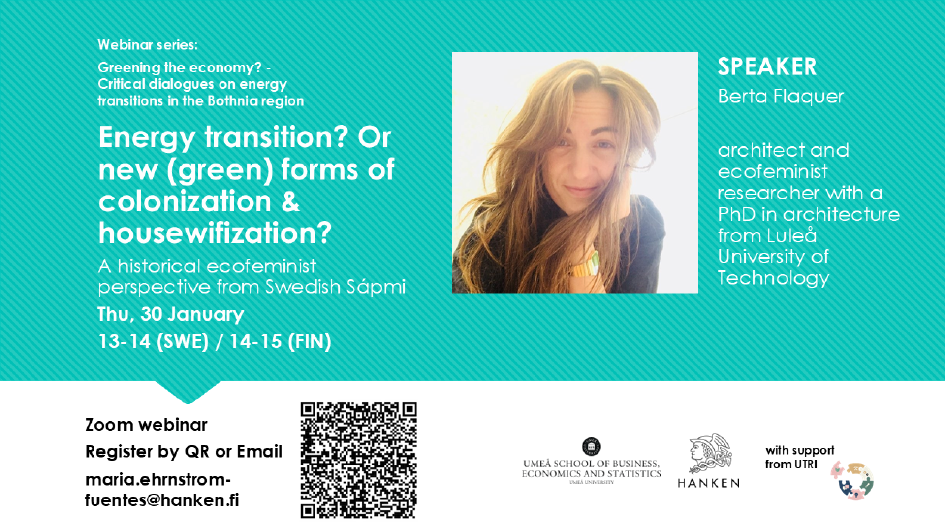 Energy transition or new form of colonization & housewifization? | Hanken