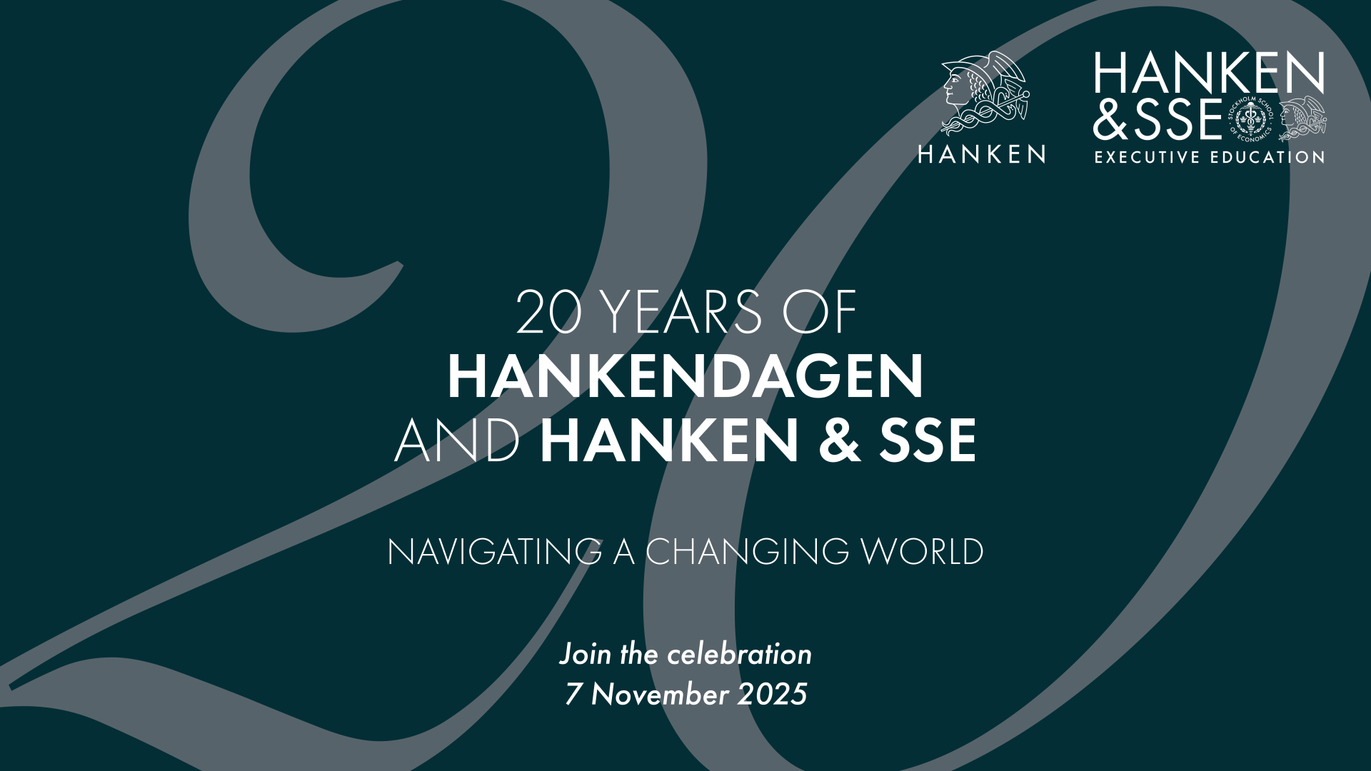 20 år av Hankendagen och Hanken & SSE | Hanken